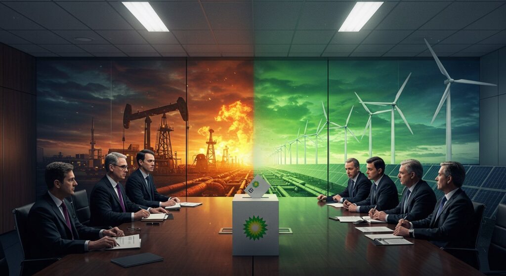 BP Faces Shareholder Revolt Over Green Strategy Shift
