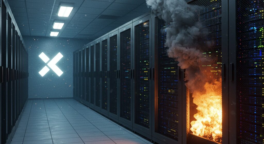 Data Center Fire Sparks X Outage Concerns