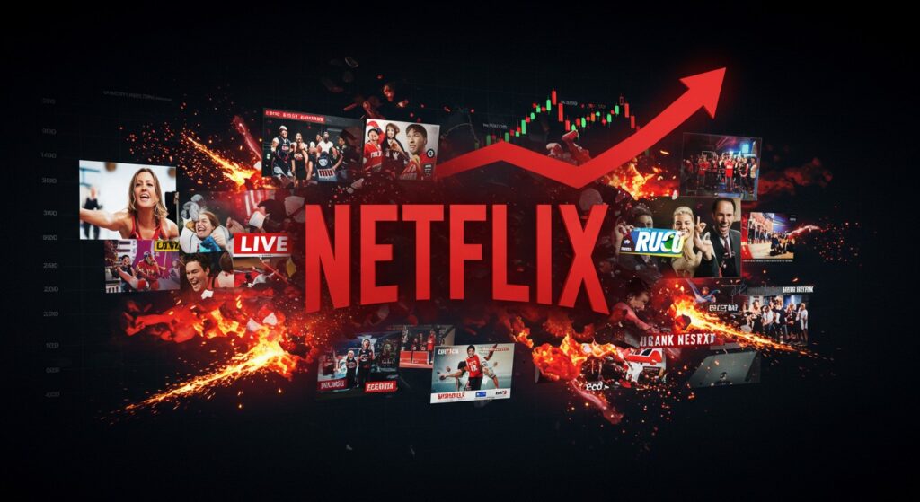 Netflix’s Live Events Drive Stock Surge Success