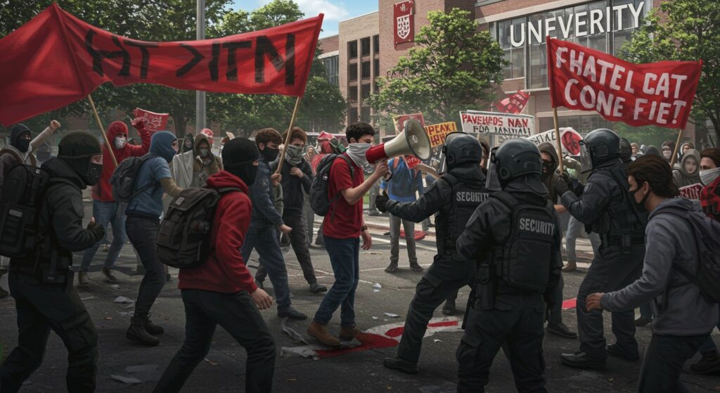 Why Masked Protests Spark Campus Chaos