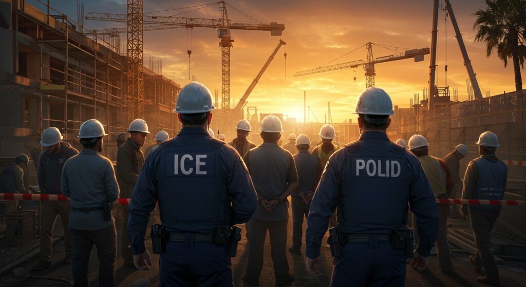 ICE Raids Florida Sites, Arrests 100+ Illegal Immigrants