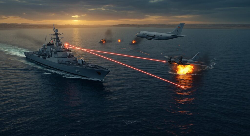 China-Germany Tensions Rise Over Warship Laser Incident