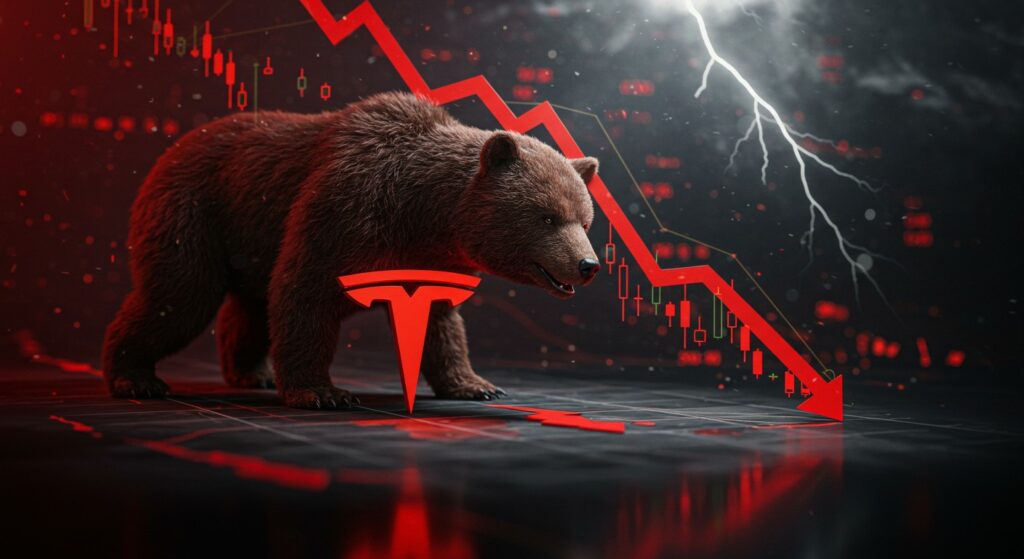 Why Tesla’s Stock Faces Risks: A Bearish Options Strategy