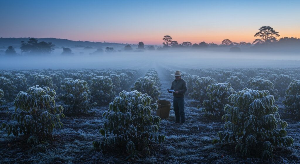 Brazil Frost Threatens 2026 Coffee Harvest Crisis
