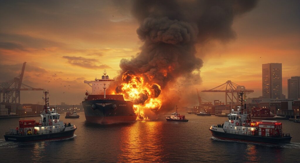 Explosion on Cargo Ship: Baltimore Harbor Incident Unraveled