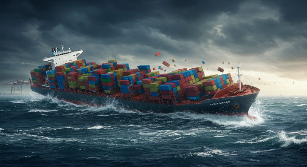 Chaos at Long Beach: Containers Overboard Incident