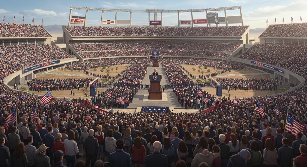 Charlie Kirk Memorial Draws Massive Crowds in Arizona