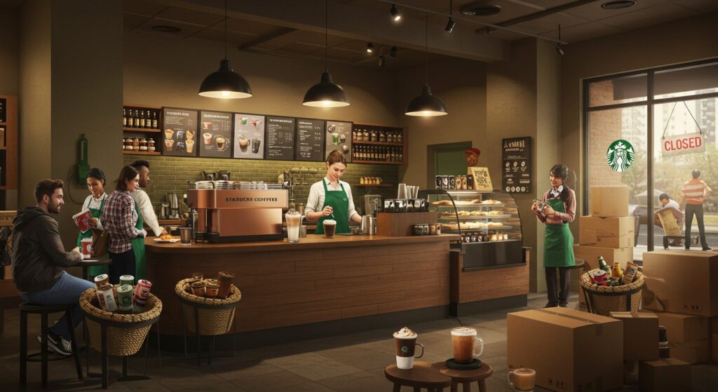 Starbucks Turnaround: Job Cuts & Store Strategy Shift