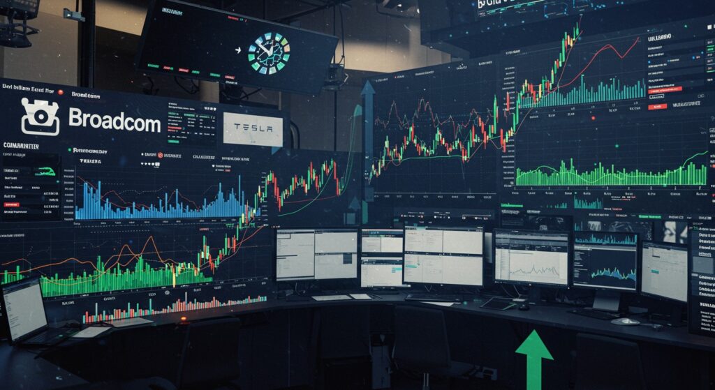 Top Stocks To Watch: Broadcom, Tesla, Lululemon Surge