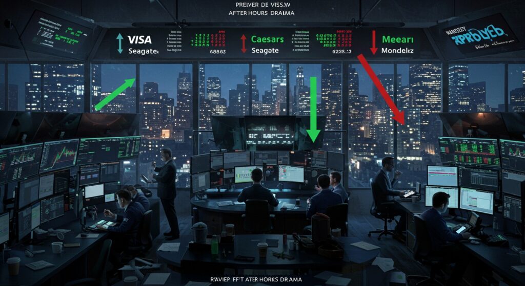 After-Hours Stock Movers: Visa, Seagate Surge