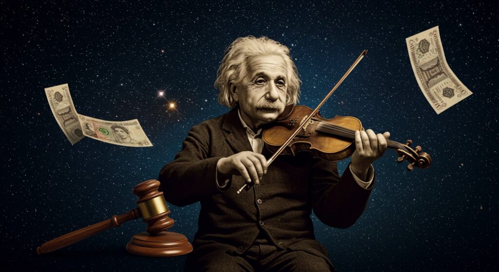 Einstein’s First Violin Sells for £860,000 at Auction