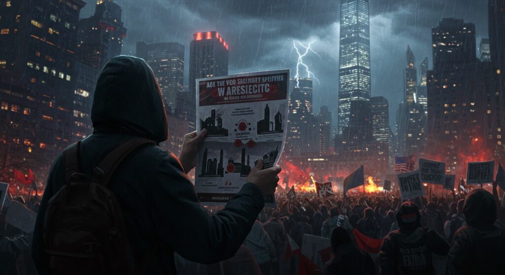 NYC Protest Targets Spark Fears on October 7 Anniversary