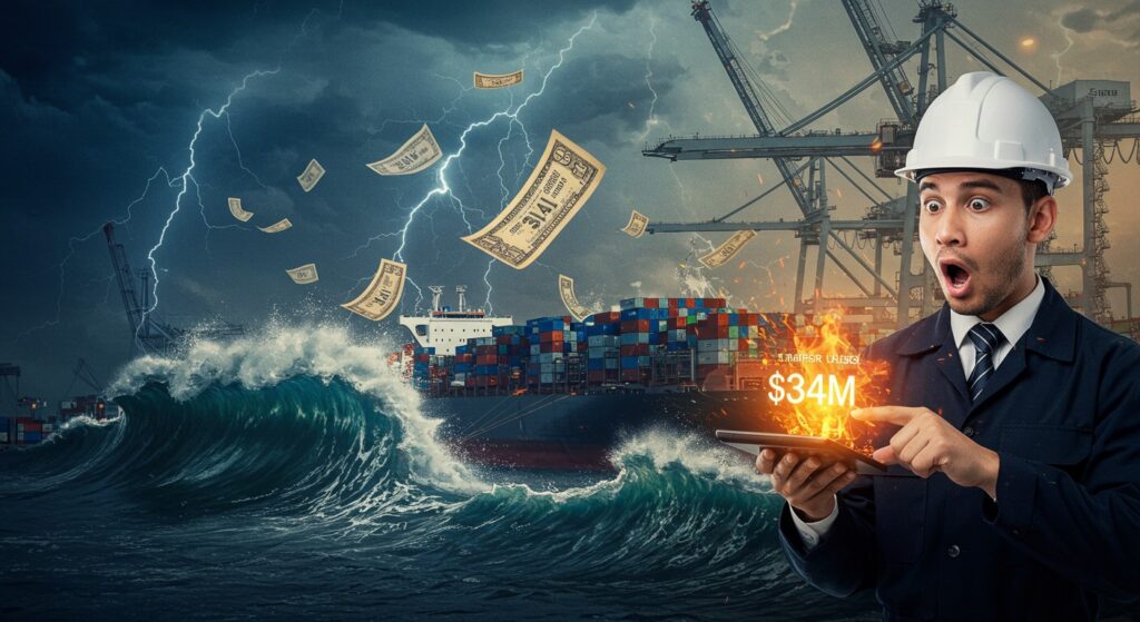 Trump Port Fees Hit US Shipper with $34M Tariff Shock