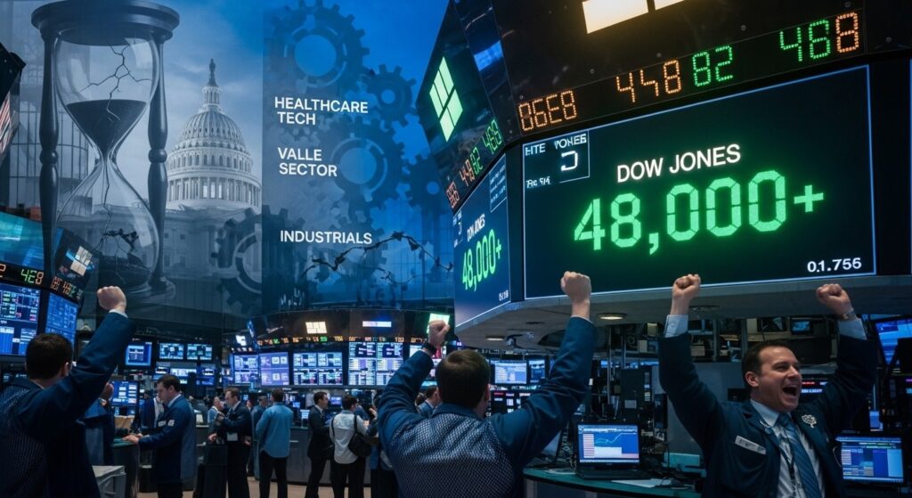 Stock Market Live: Dow Hits Record High