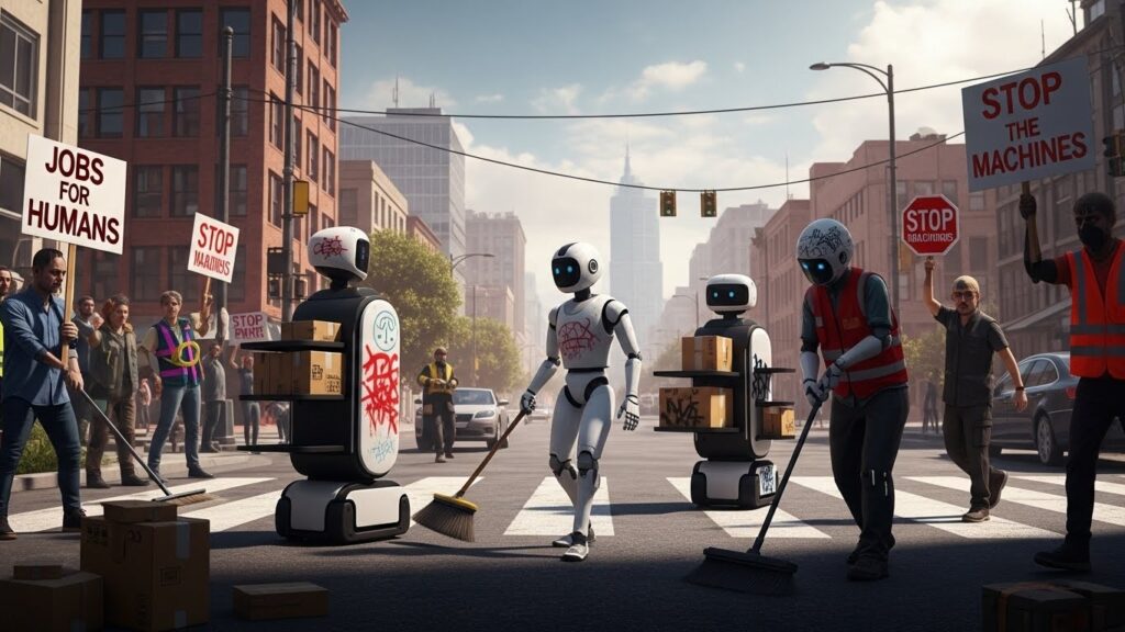AI Job Displacement Risks Sparking Human Resistance By 2035