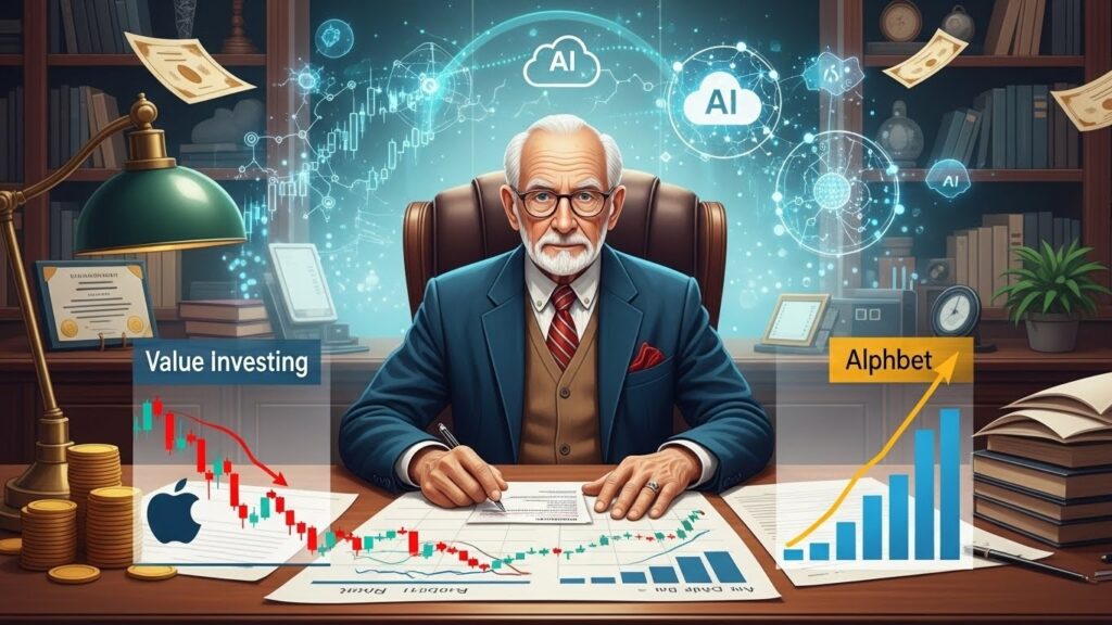 Buffett Cuts Apple Stake, Bets on Alphabet AI