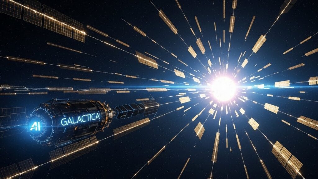 Elon Musk Galaxy Mind: AI Satellites in Deep Space Vision