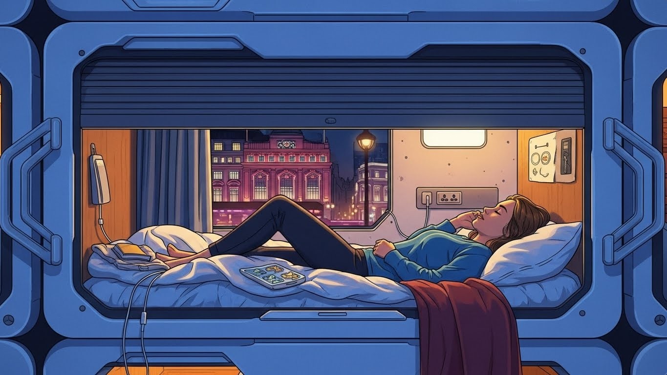 I Spent a Night in London’s £40 Capsule Hotel Pod