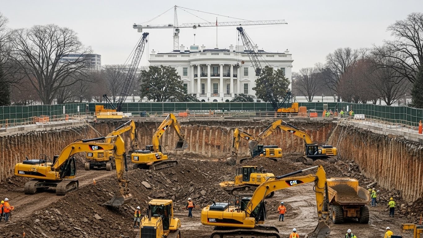 Judge Rejects Bid To Halt White House Ballroom Construction