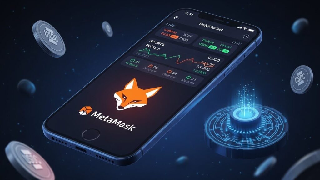 MetaMask Adds Polymarket Prediction Markets to Mobile App