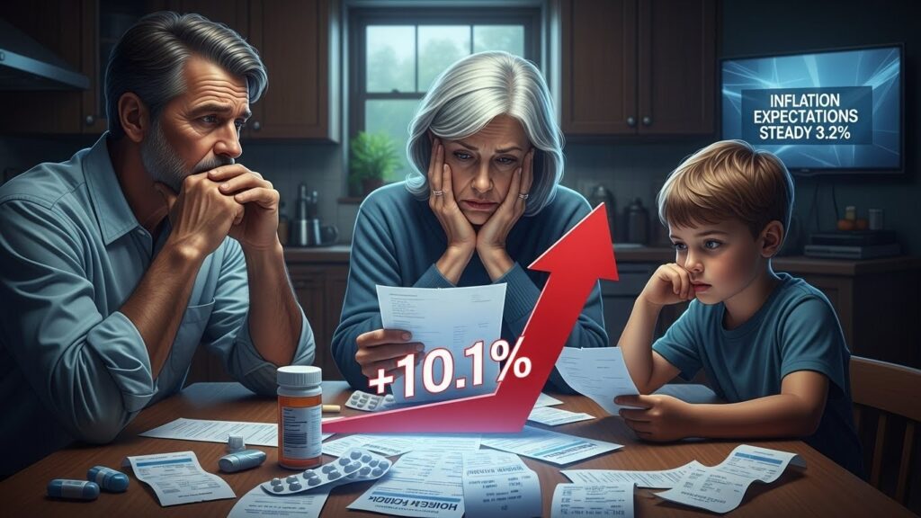 US Inflation Expectations Hold Steady But Medical Costs Soar