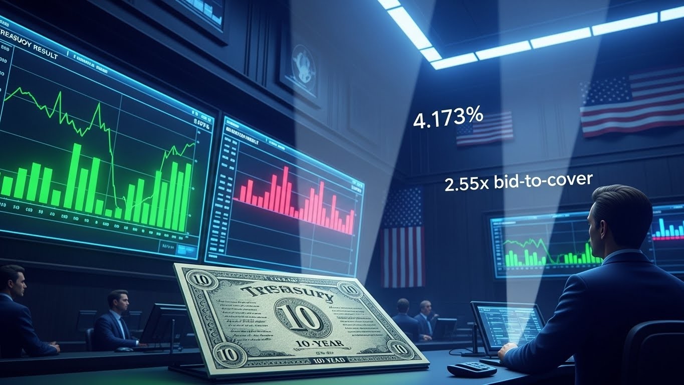10-Year Treasury Auction Starts 2026 Strongly