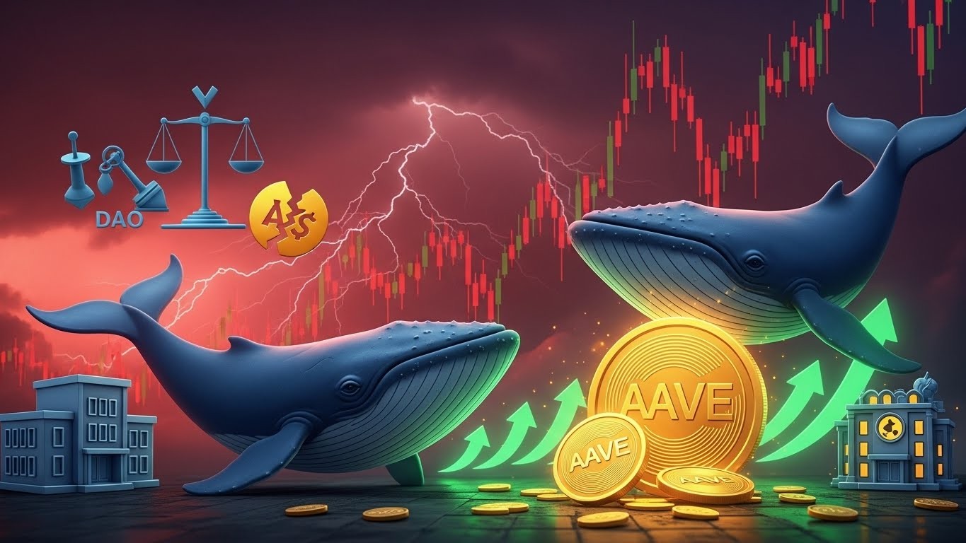 Aave Whales Scoop $500M Dip Amid DAO Crisis