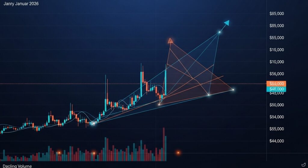 Bitcoin Triangle Pattern Forms at Key Support: Breakout Coming?