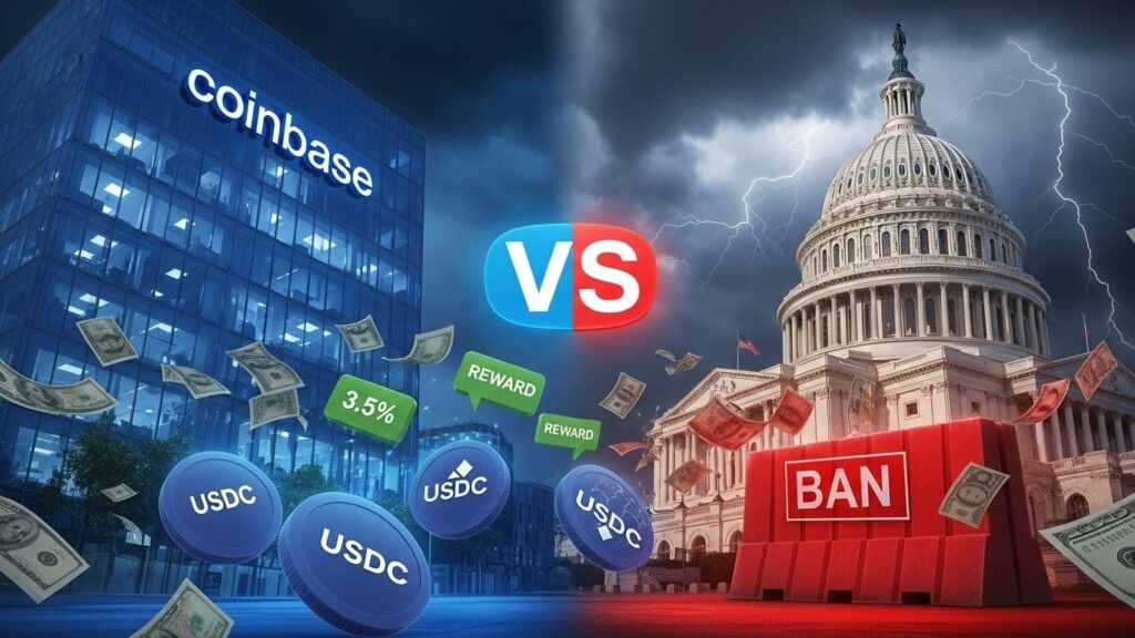 Coinbase May Oppose CLARITY Act Over Stablecoin Rewards