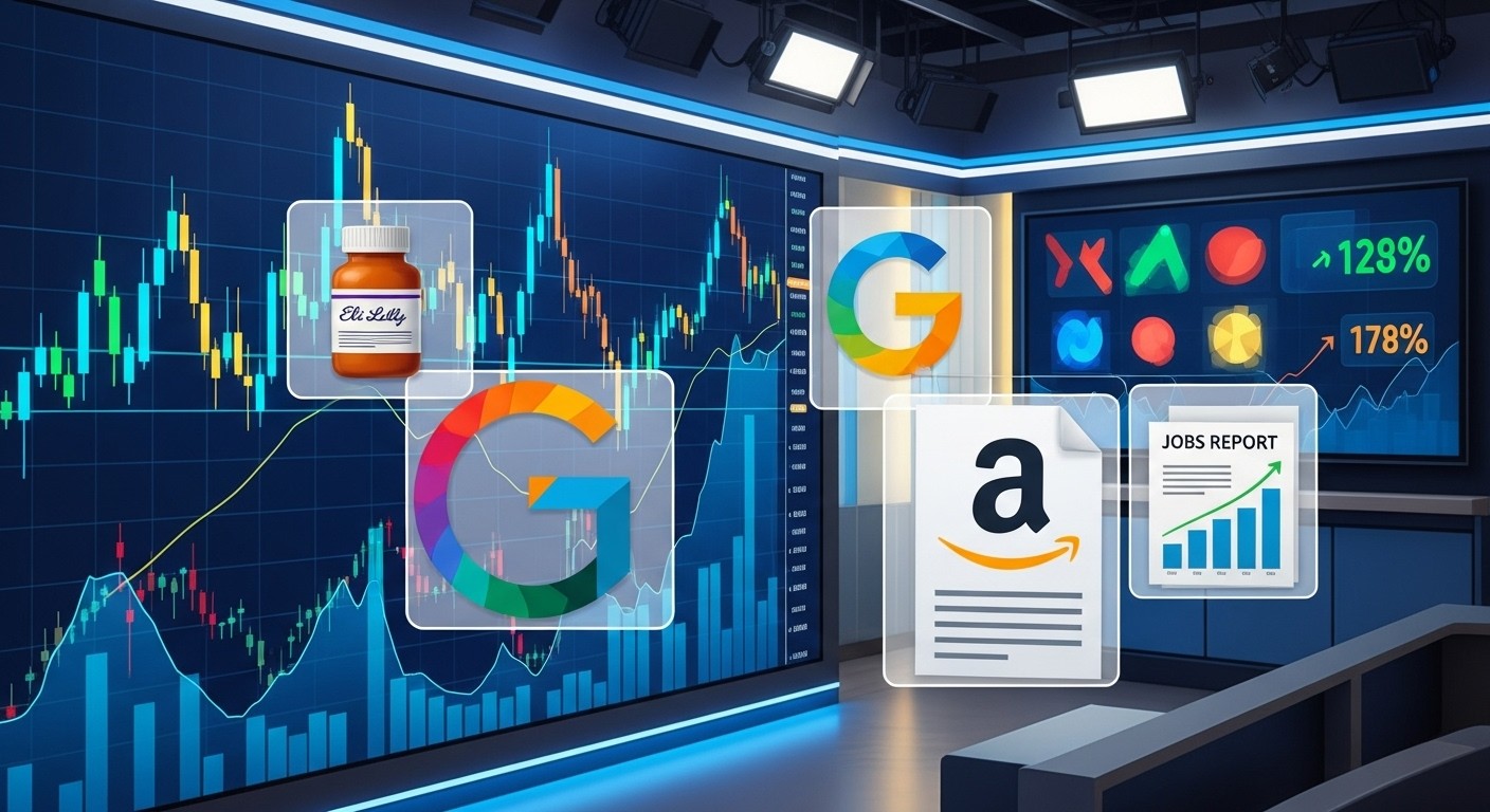 Cramer’s Week Ahead: Eli Lilly, Alphabet, Amazon Earnings & Jobs Data