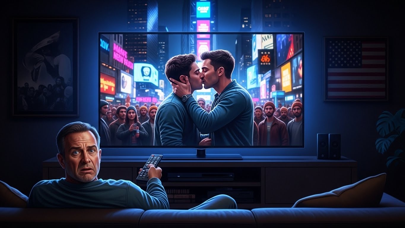 ESPN’s Awkward New Year’s Kiss Moment Sparks Debate