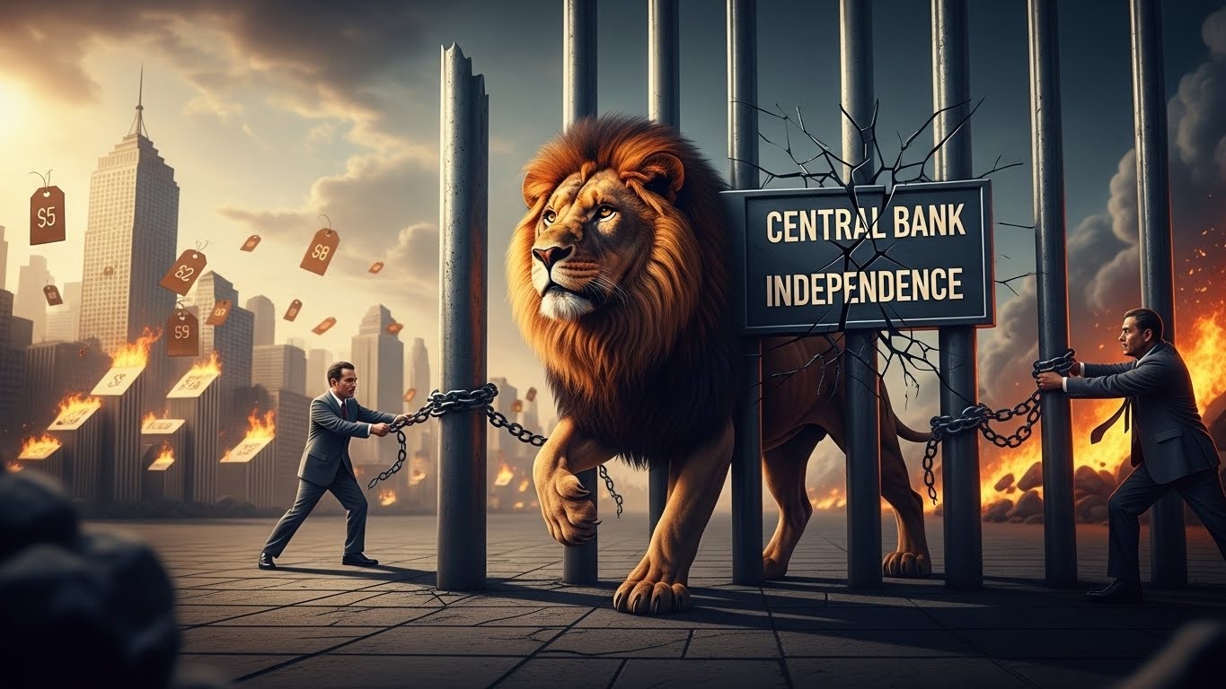 Fed’s Warning: Inflation Could Roar Back Without Central Bank Independence