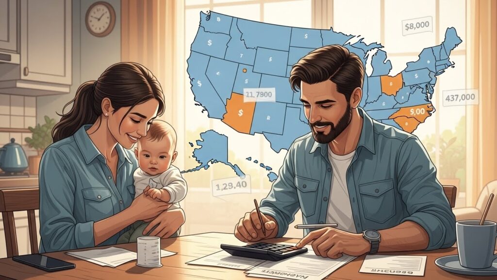Income Needed for Stay-at-Home Parent by State