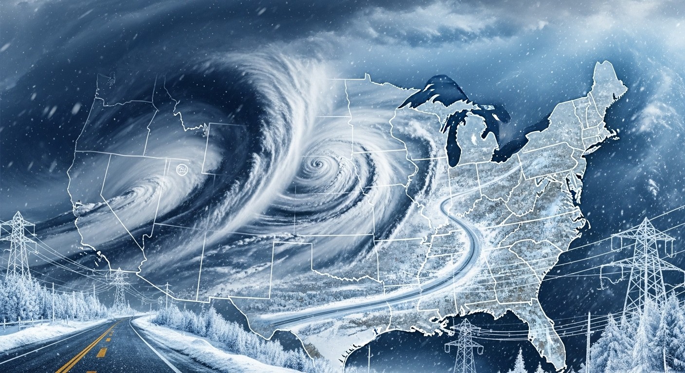 Major Winter Storm Threatens South And East US