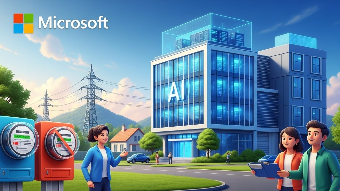 Microsoft Guarantees No Energy Bill Hikes Near New Data Centers