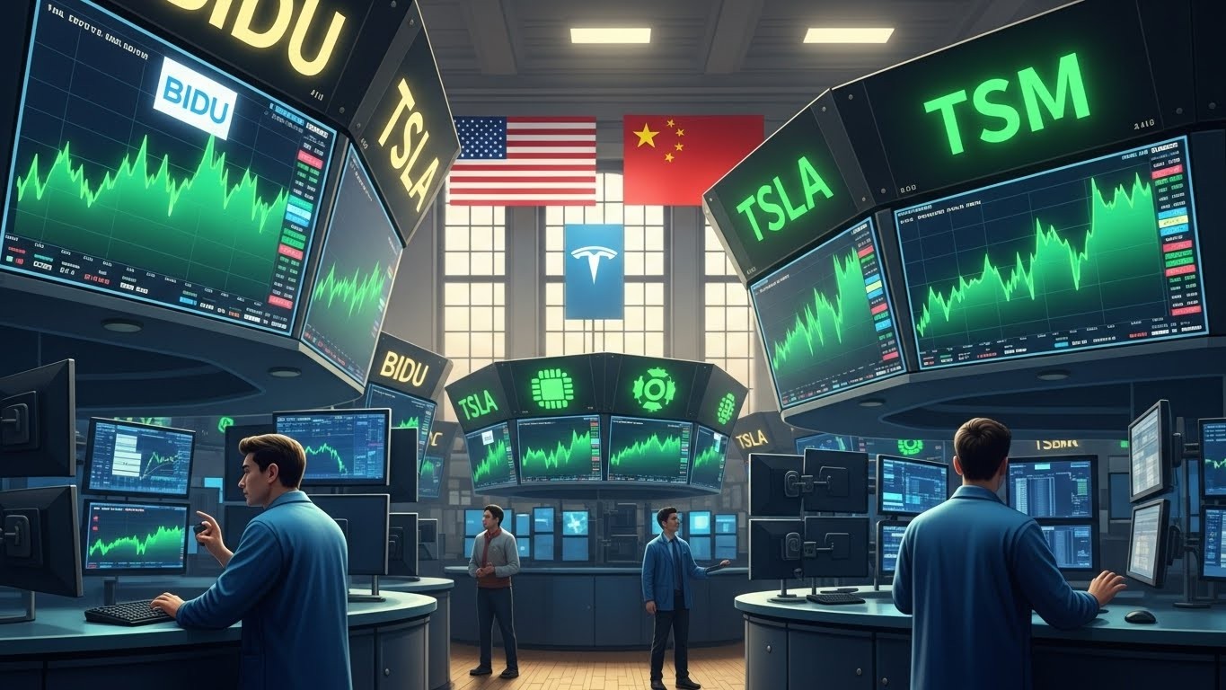 Premarket Movers: Baidu, Tesla, Wayfair Surge