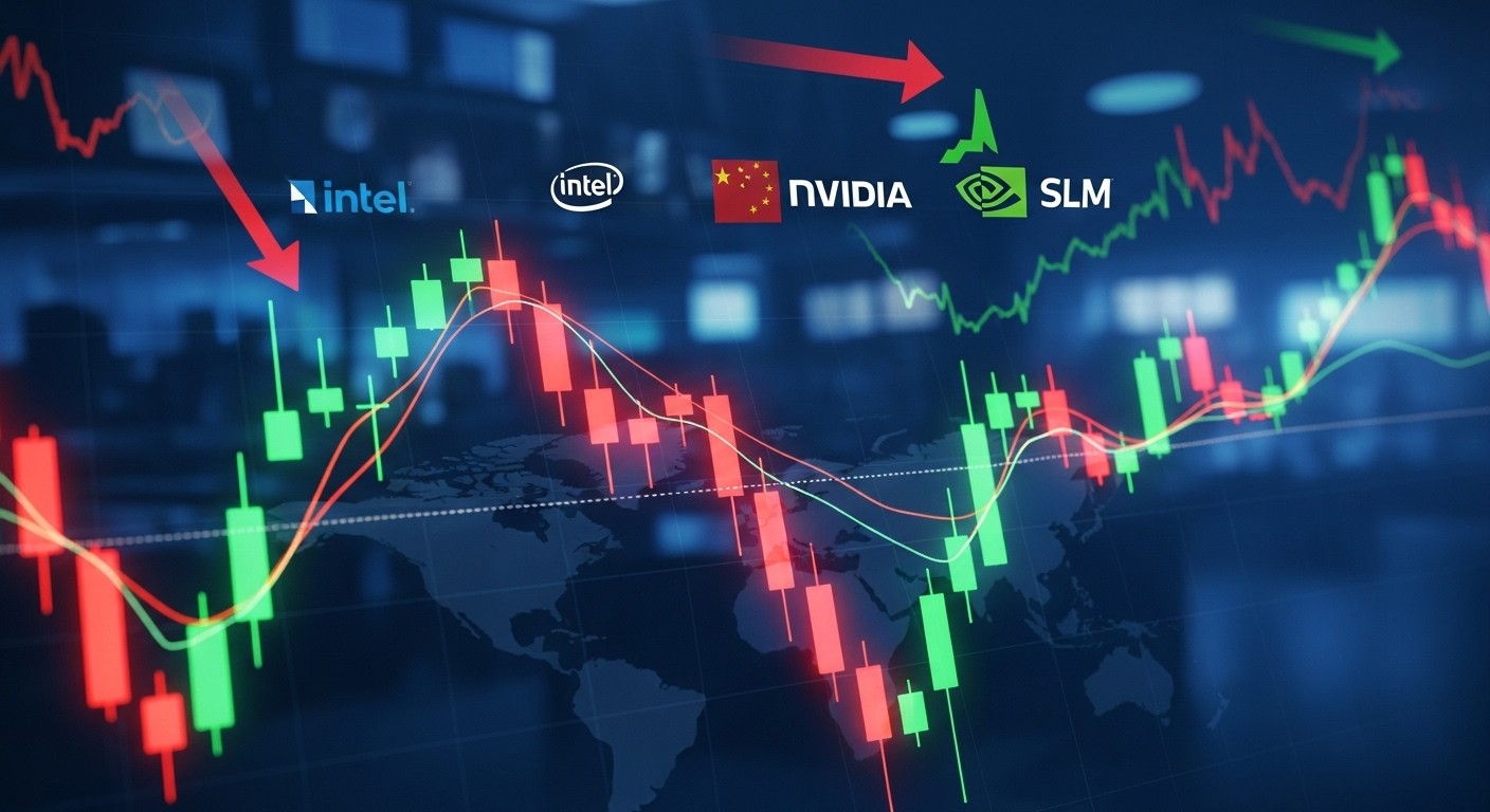 Premarket Stock Movers: Intel Falls Hard, Nvidia Edges Up