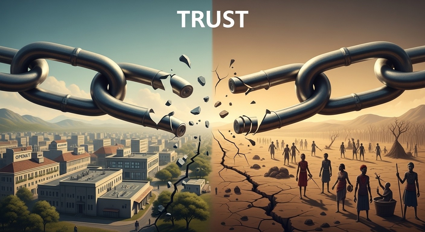 The High Cost of Low Trust Societies