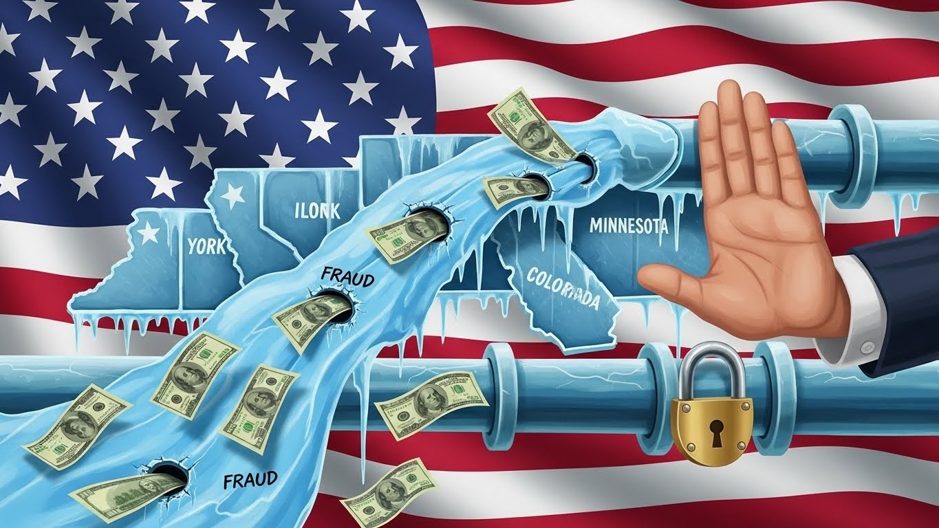 Trump Freezes Billions in Funding to Blue States Over Welfare Fraud ...