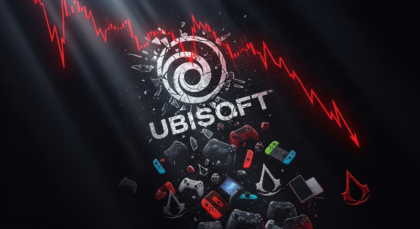 Ubisoft Stock Crashes 34% After Game Cancellations and Reorganization