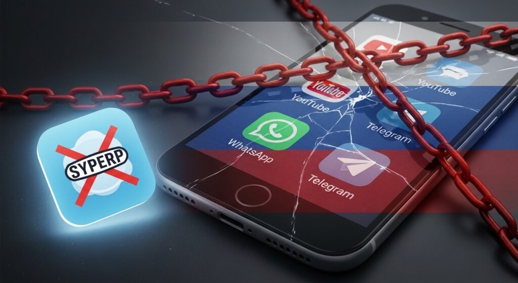 Russia Blocks YouTube WhatsApp as Telegram Faces Throttling