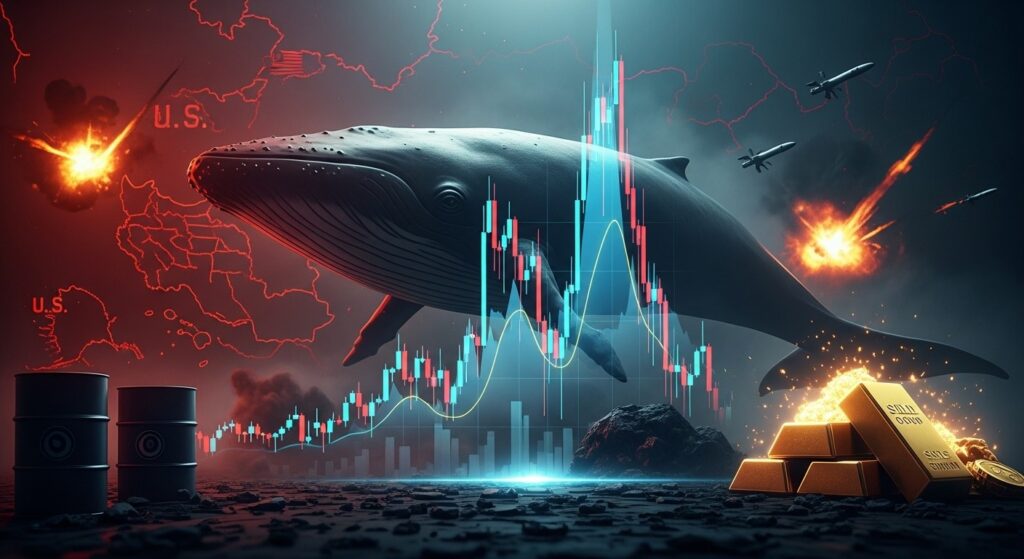 Bitcoin Whale Ratio Spikes Amid US-Iran Conflict: Price Impact
