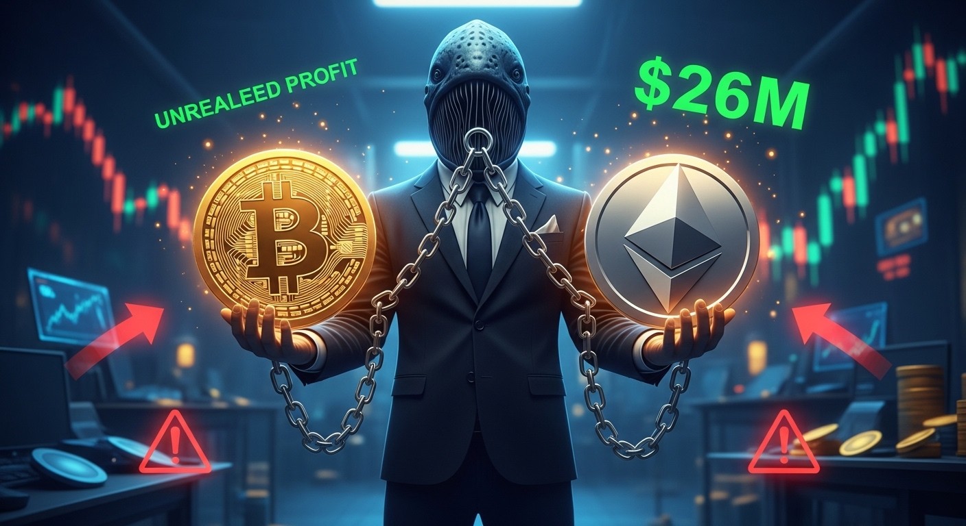 Matrixport Whale’s $300M BTC & ETH Bet: $26M Profit at Risk