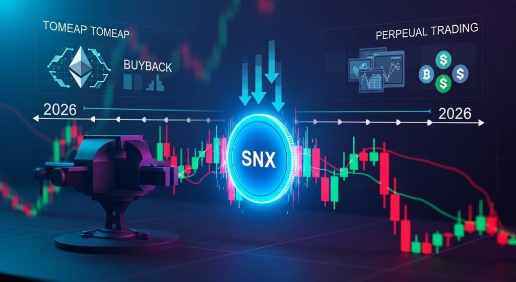 Synthetix Price Compression: SNX Buyback Roadmap 2026
