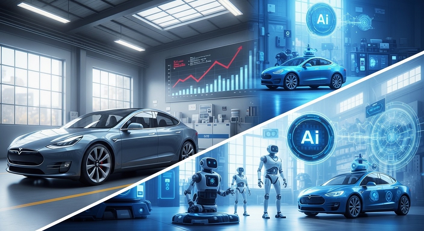 Tesla EV Sales Slowdown: New Normal Amid AI Robotics Shift