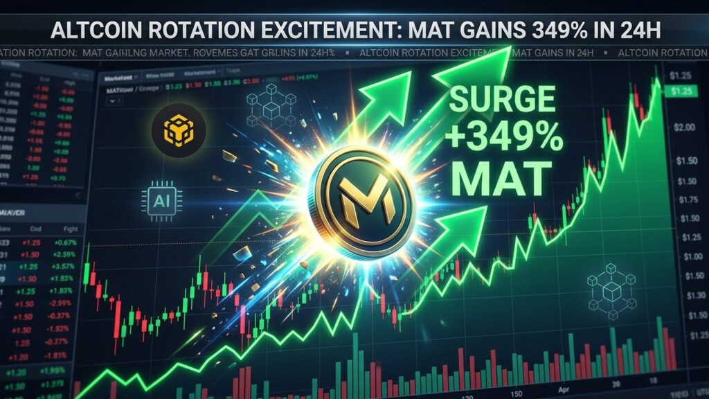 Matchain MAT Surges 349% as Altcoins Begin Rotation