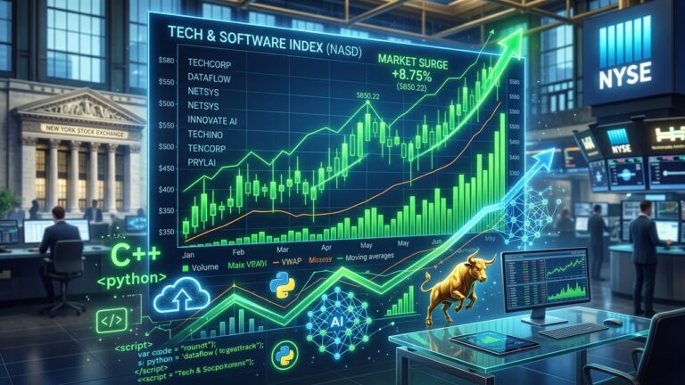 Software Stocks Rally in Best Month Since 2001 as AI Fears Cool