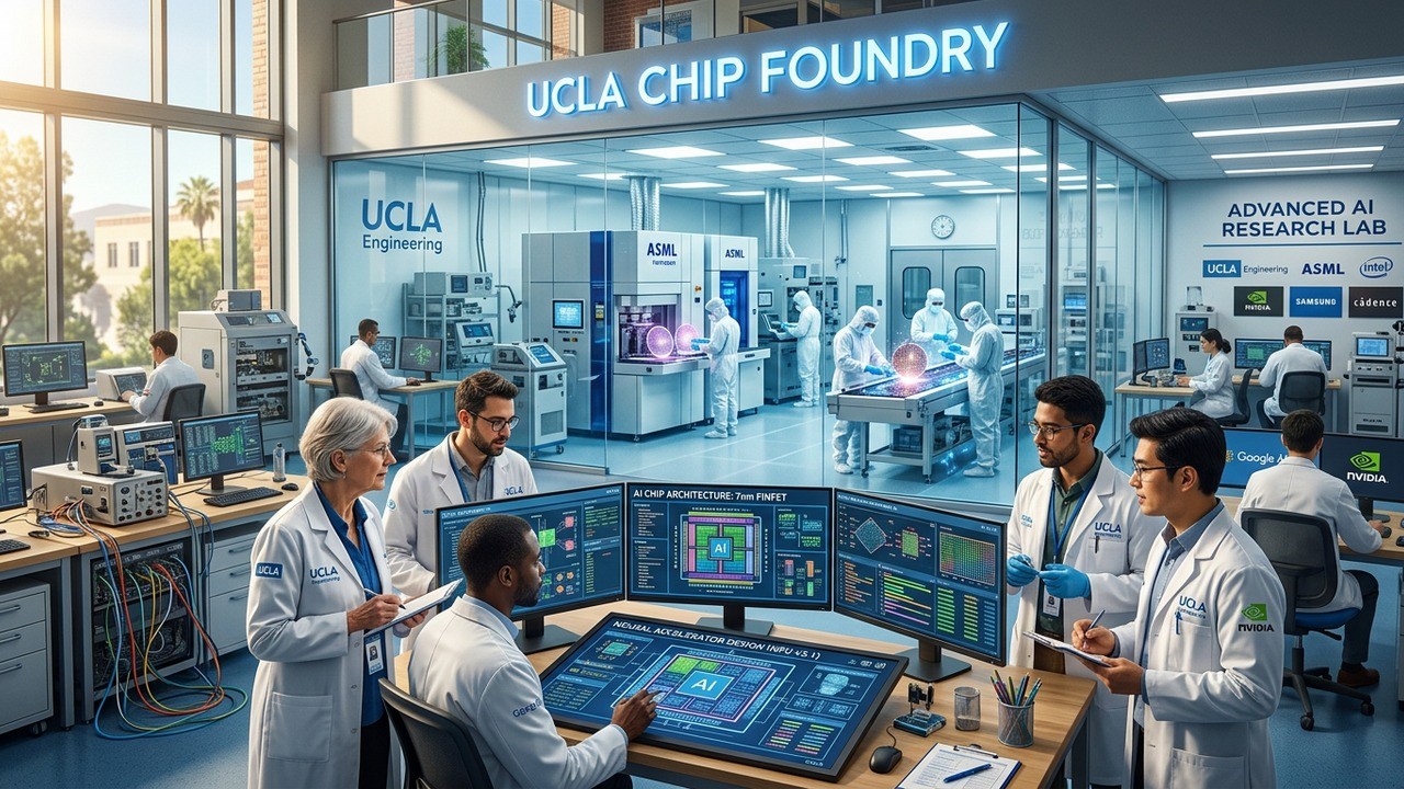 Tech Giants Launch $125 Million Semiconductor Hub at UCLA