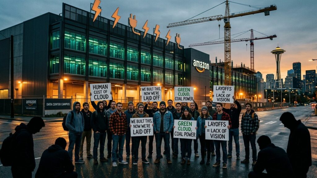 Amazon Engineers Push Back Against AI Data Centers Amid Massive Layoffs