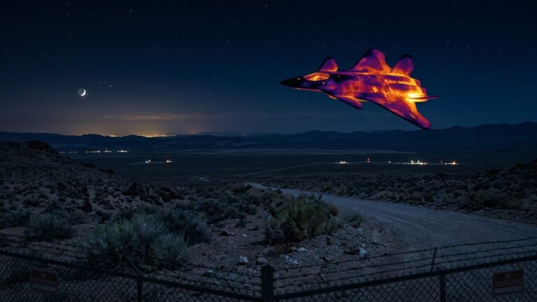 Area 51 Mystery Jet Thermal Capture Fuels Sixth Gen Stealth Fighter Buzz